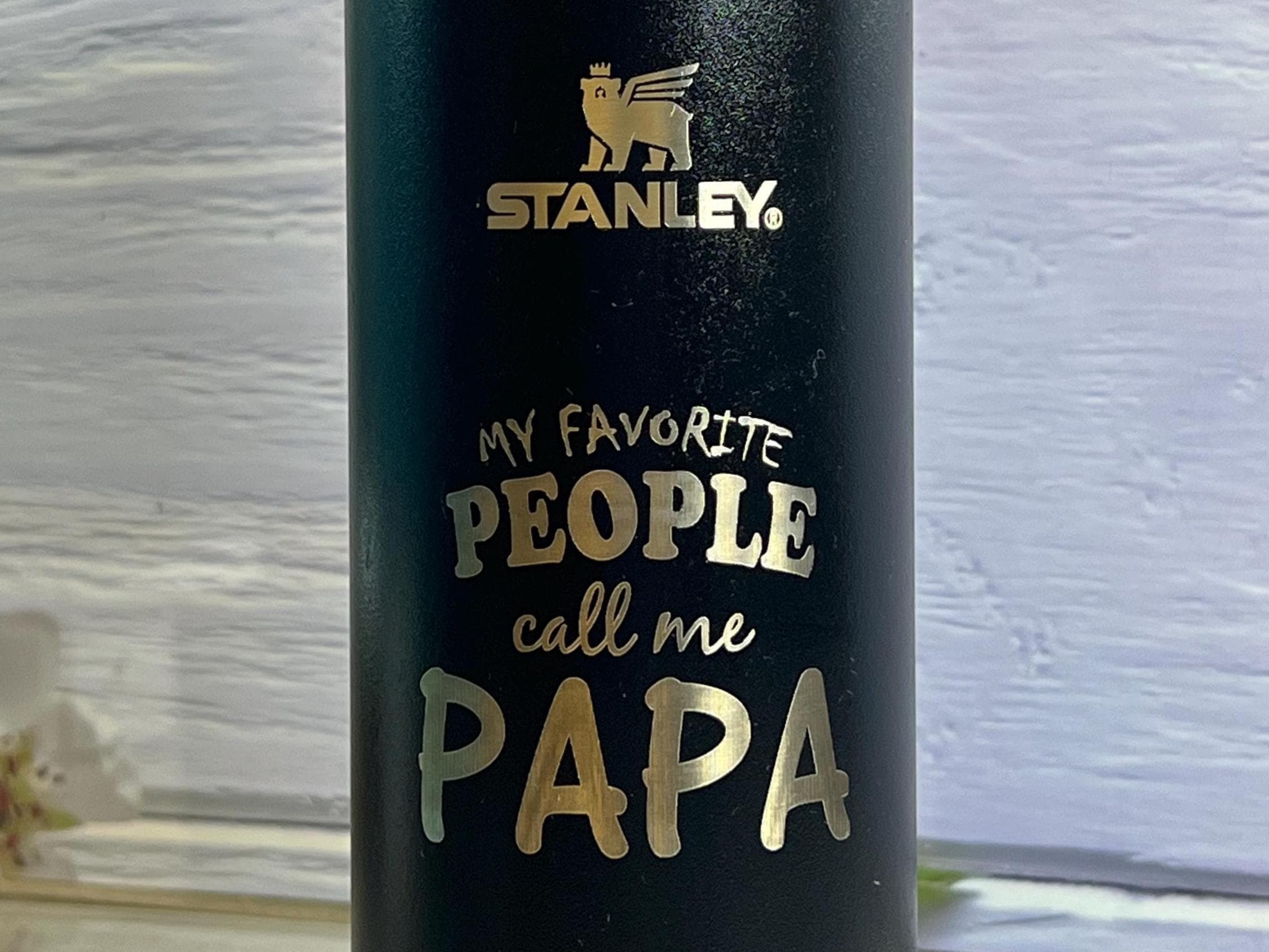 Custom Engraved Stanley Bottle - Add Your Photo and Text! Single or ...
