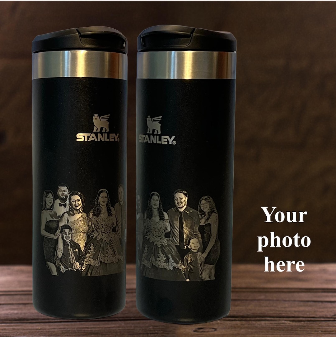 Custom Engraved Stanley Bottle - Add Your Photo and Text! Single or ...