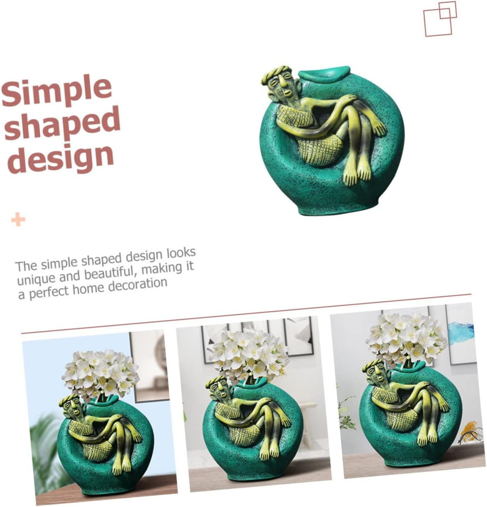 Decorative Vase Abstract Minimalism Vase Desktop Vase Floral Vases Tall ...