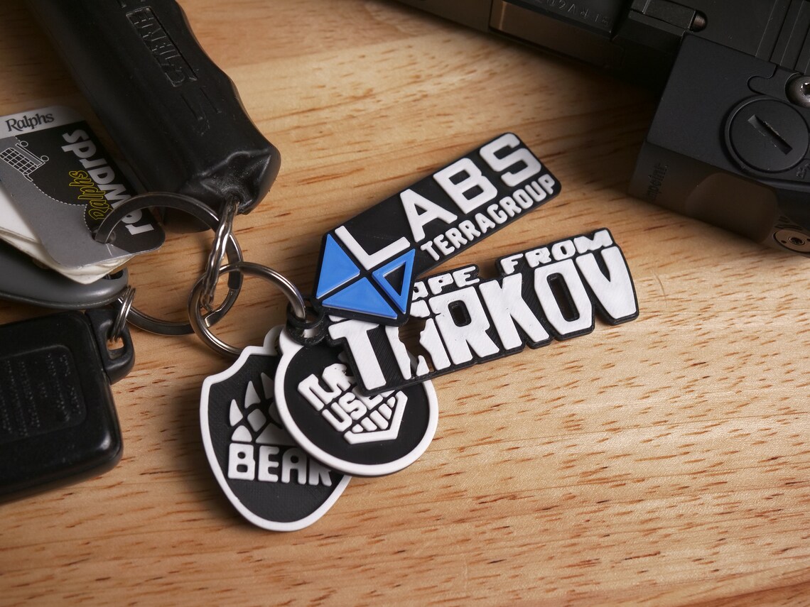 Escape From Tarkov Keychain USEC, BEAR, LABS - Etsy