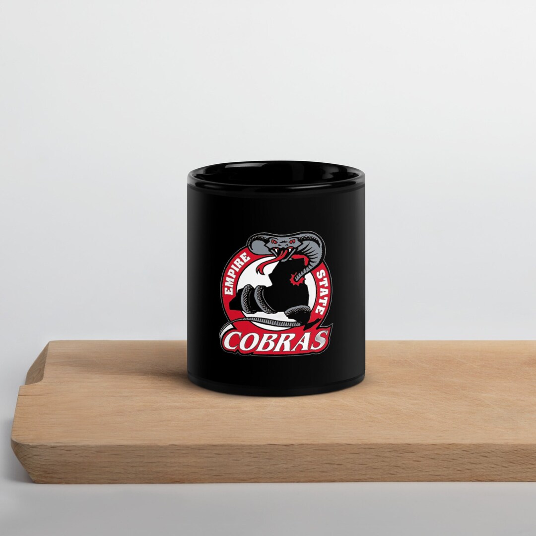 Empire State Cobras RHI Black Glossy Coffee Mug - Stylish Sports Team ...