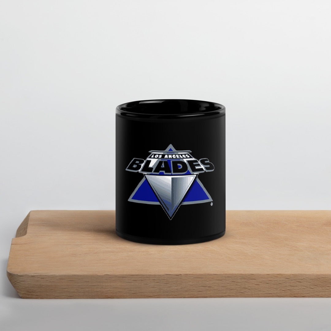 LA Blades RHI Black Glossy Coffee Mug - Perfect for Hockey Fans and ...