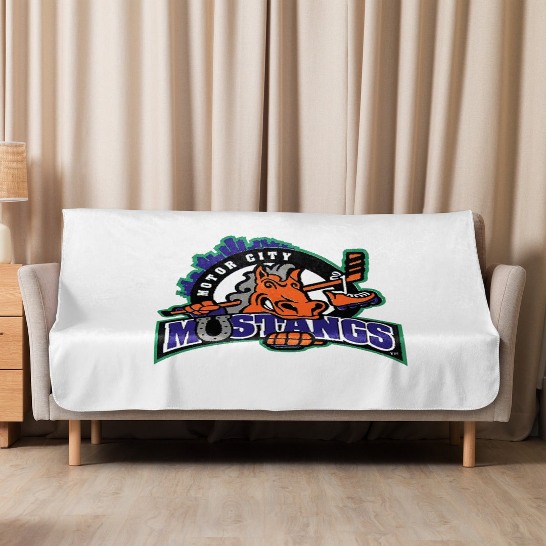 Motor City Mustangs RHI Sherpa Blanket - Etsy