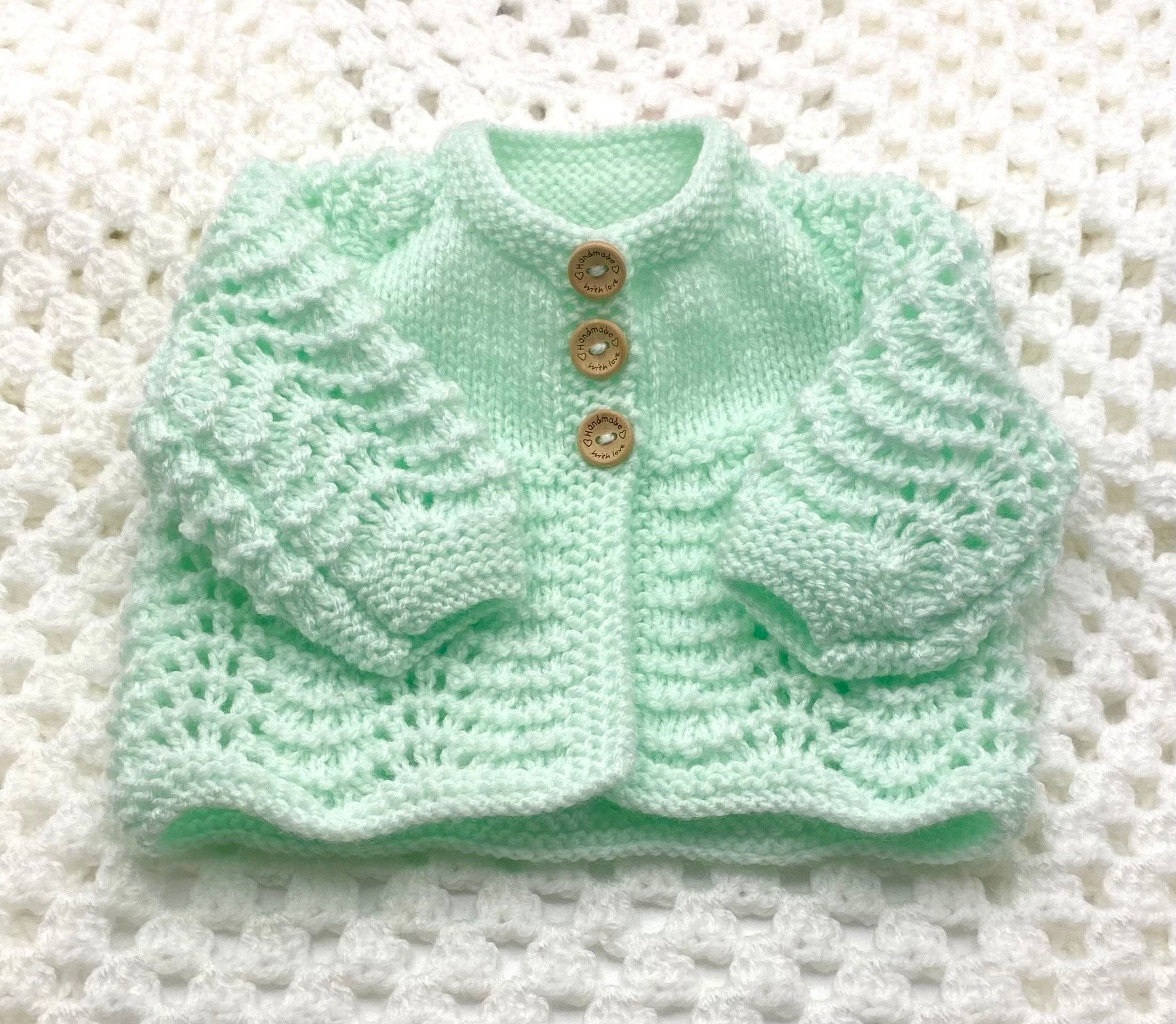 Matinee Jacket 0-3 Months by Kiddashery, Baby Cardigan, Coat 8 Colours ...