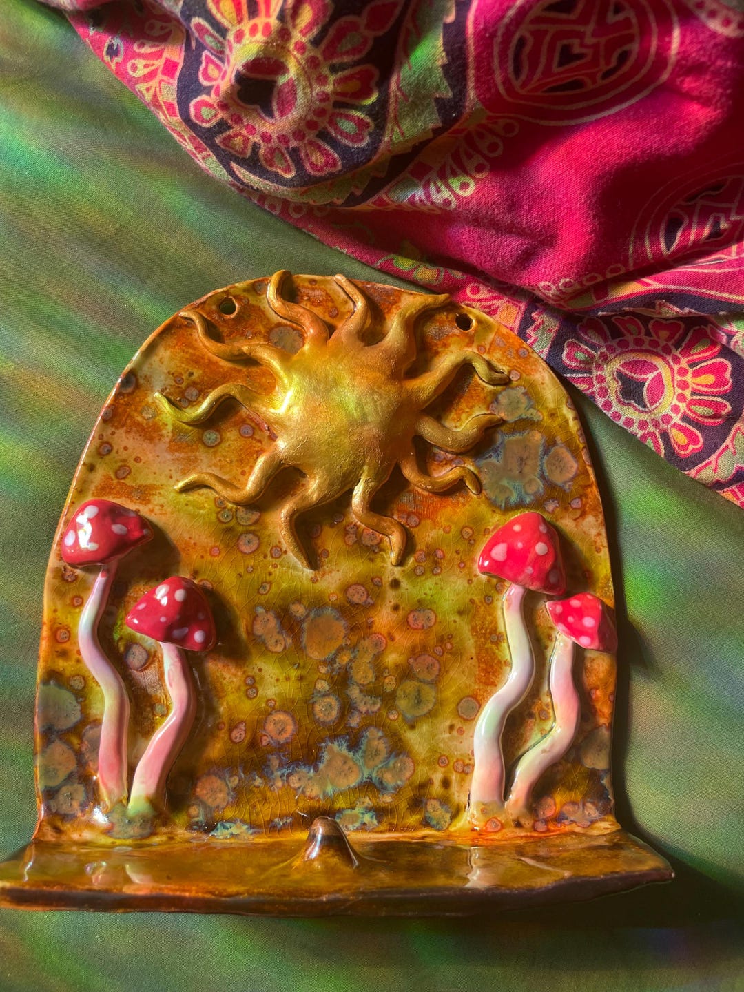 Rusted Sunshine Mushroom Shrine - Etsy