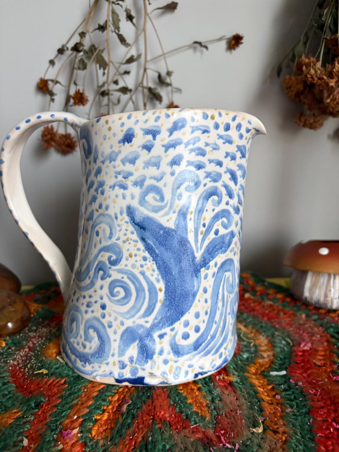 Ocean Scene Whale Pitcher - Etsy
