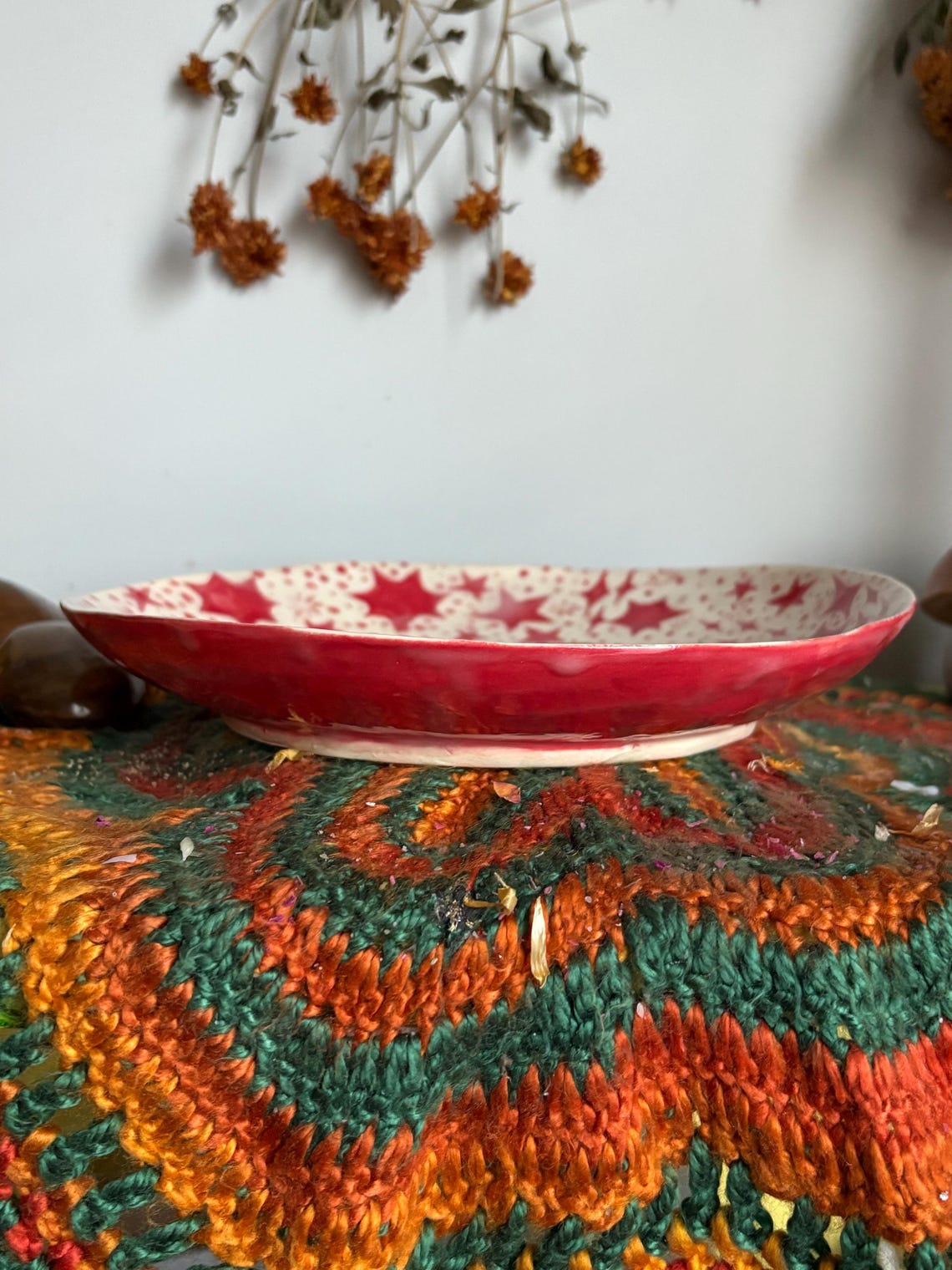Red Dragon Plate - Etsy