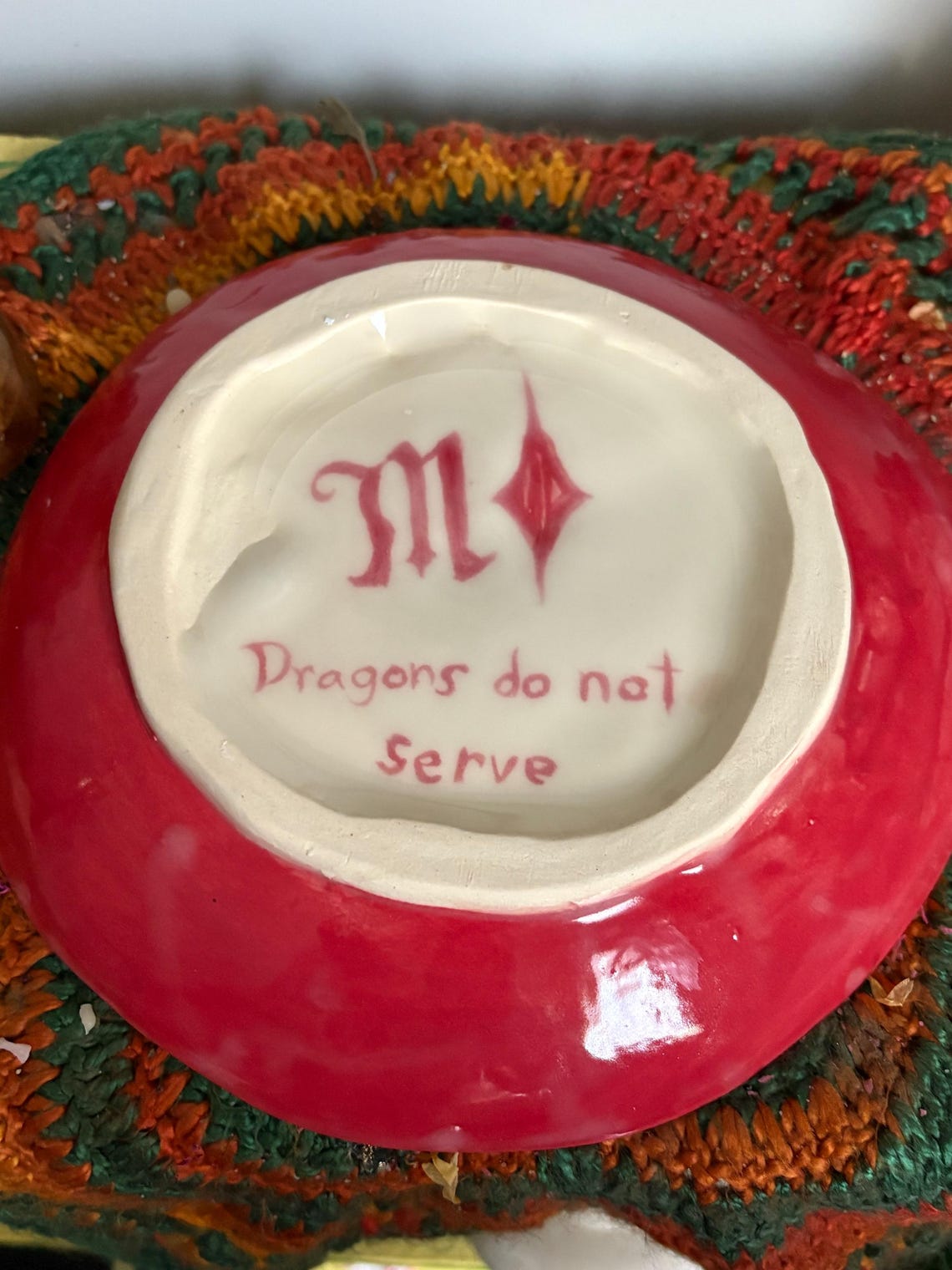 Red Dragon Plate - Etsy