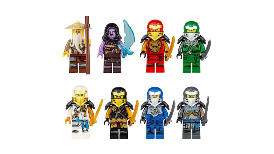 Ninjago Custom Minifigures: Hero Armor Suits Llyod Zane Cole Kai Jay ...