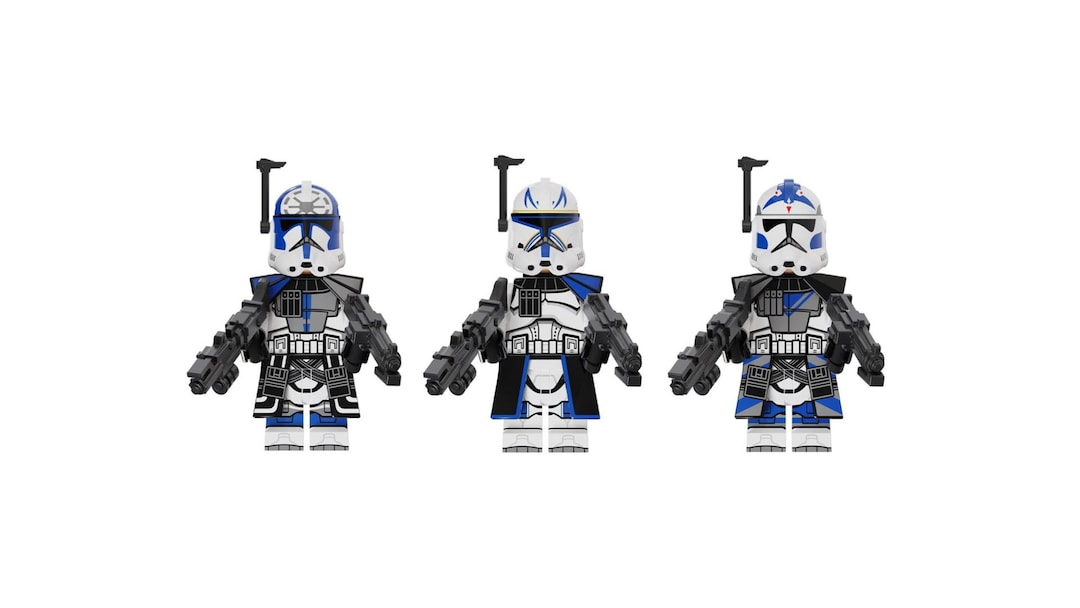 Captain Rex, Arc Trooper Fives & Jesse Star Wars Custom Minifigures - Etsy