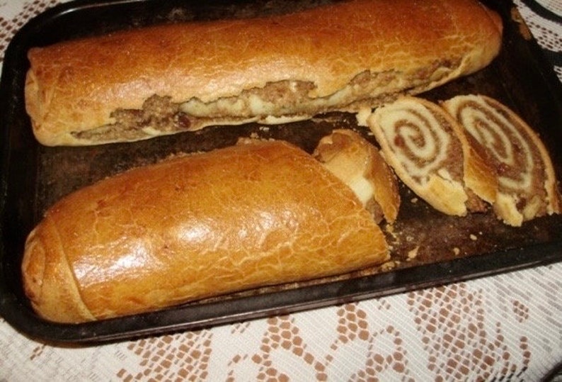 Nut Roll, European Pastry, Czech Pastry, Zavin, Strudel, Kolache for ...