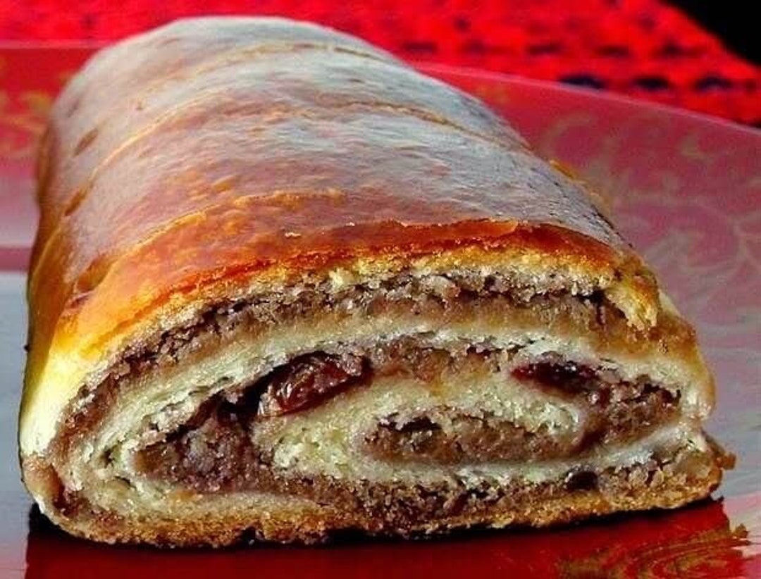 Nut Roll, European Pastry, Czech Pastry, Zavin, Strudel, Kolache - Etsy
