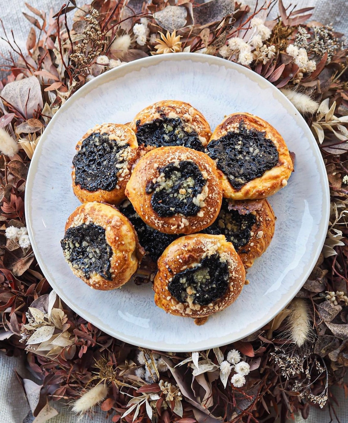 Czech Kolache, Kolachi, European Pastry, Wedding Pastry With Prune/plum ...