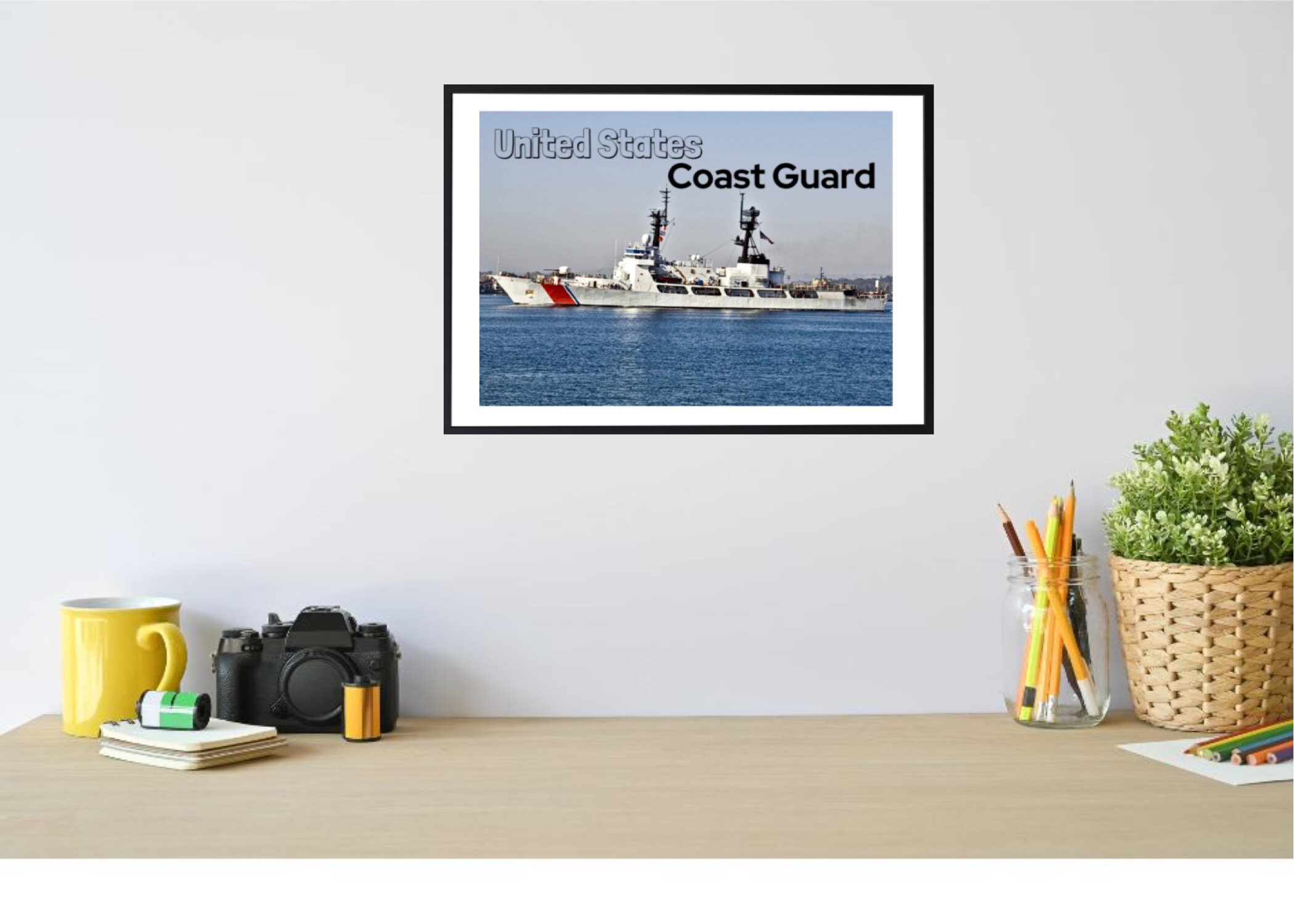 Coast Guard Digital Print US Coast Guard Print Military Decor Military ...
