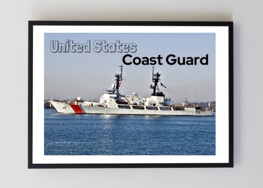 Coast Guard Digital Print | US Coast Guard Print | Military Decor ...