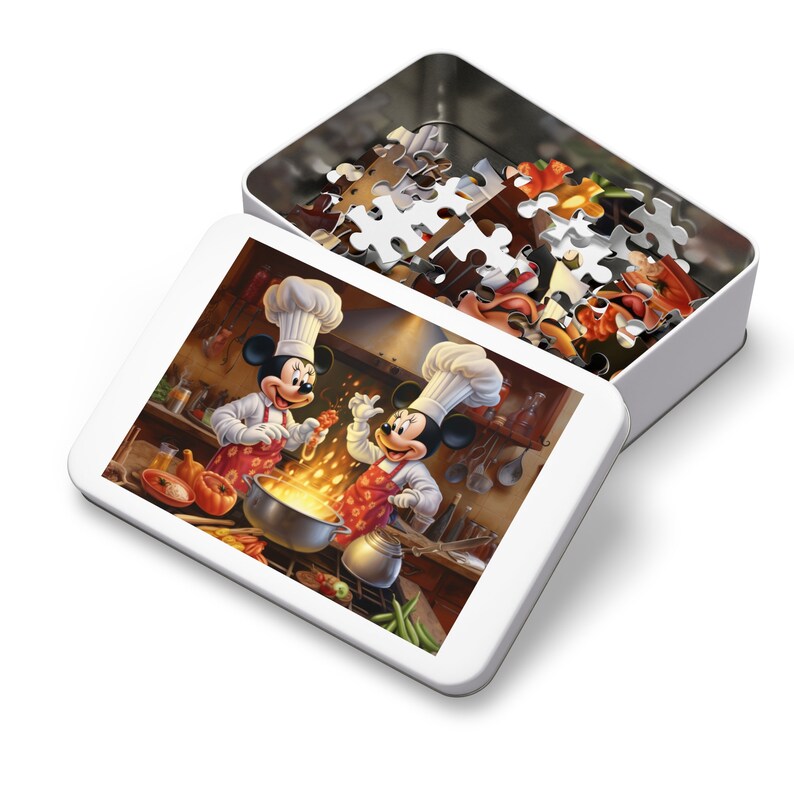 Mickey and Minnie Cooking Puzzle:disney Puzzle,show-stopping Gift ...