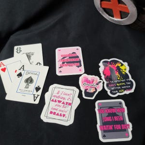 Gambit Stickers, Waterproof Vinyl Decals - Etsy