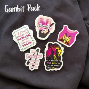 Gambit Stickers, Waterproof Vinyl Decals - Etsy