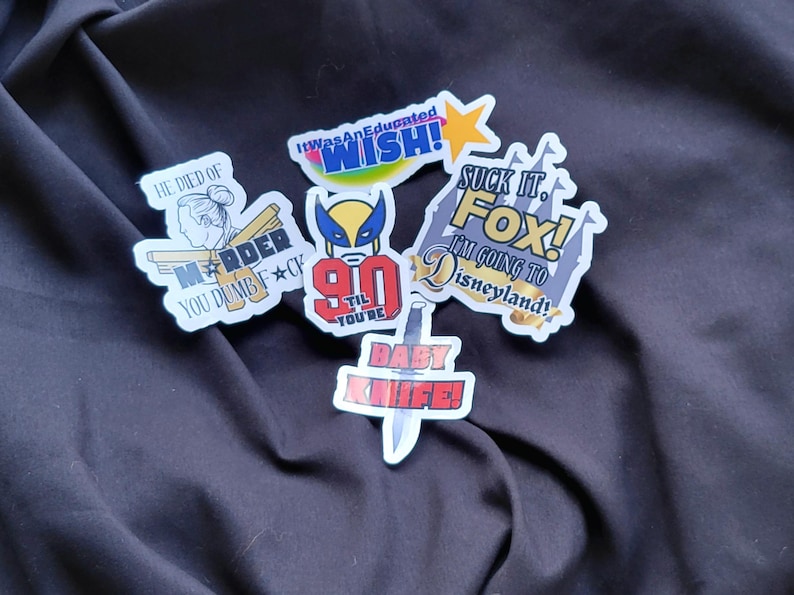 Deadpool & Wolverine Sticker Pack, Waterproof Vinyl Decals - Etsy