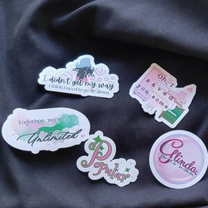 Wicked Sticker Pack, Waterproof Vinyl Decals - Etsy