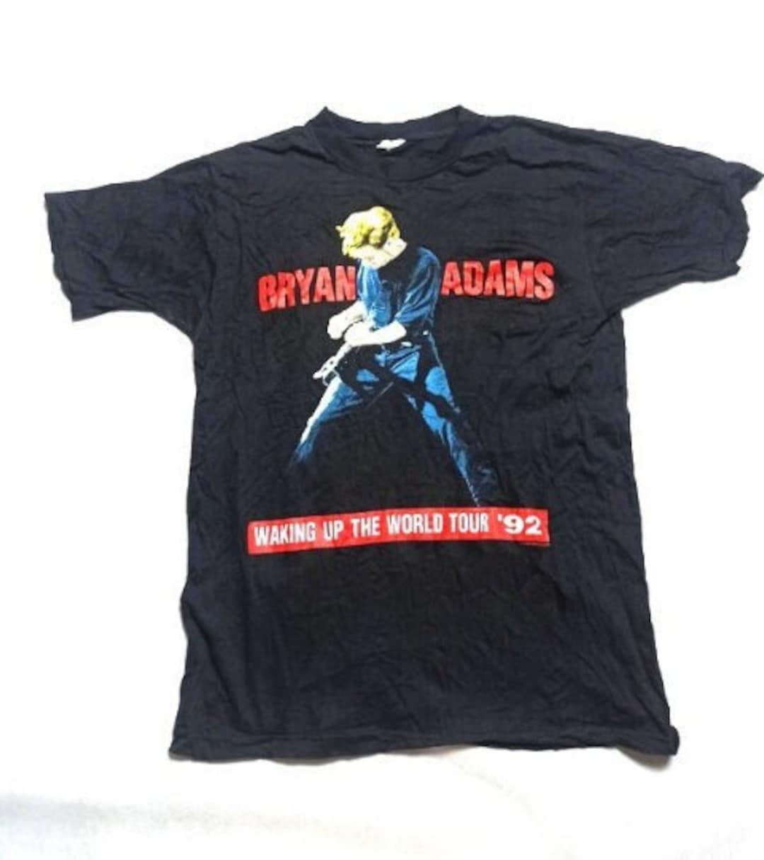 1992 Bryan Adams World Tour T-shirt, Vintage Bryan Adams Shirt, Vintage ...
