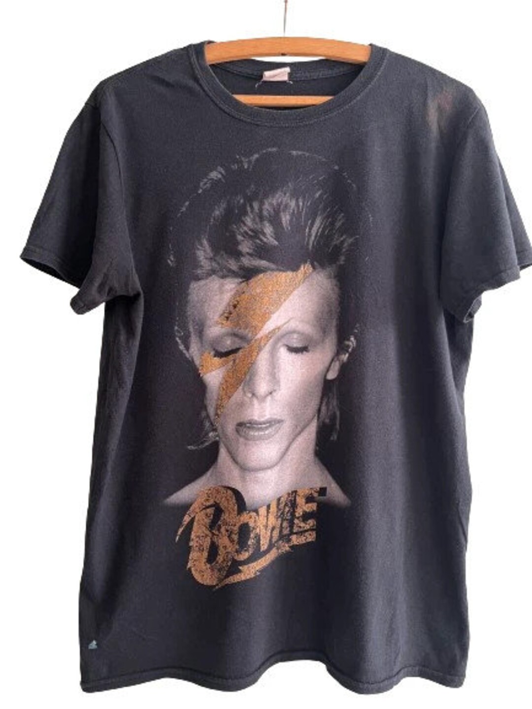 Vintage David Bowie Concert Tee Trashed Look, Collector's Rock Shirt ...