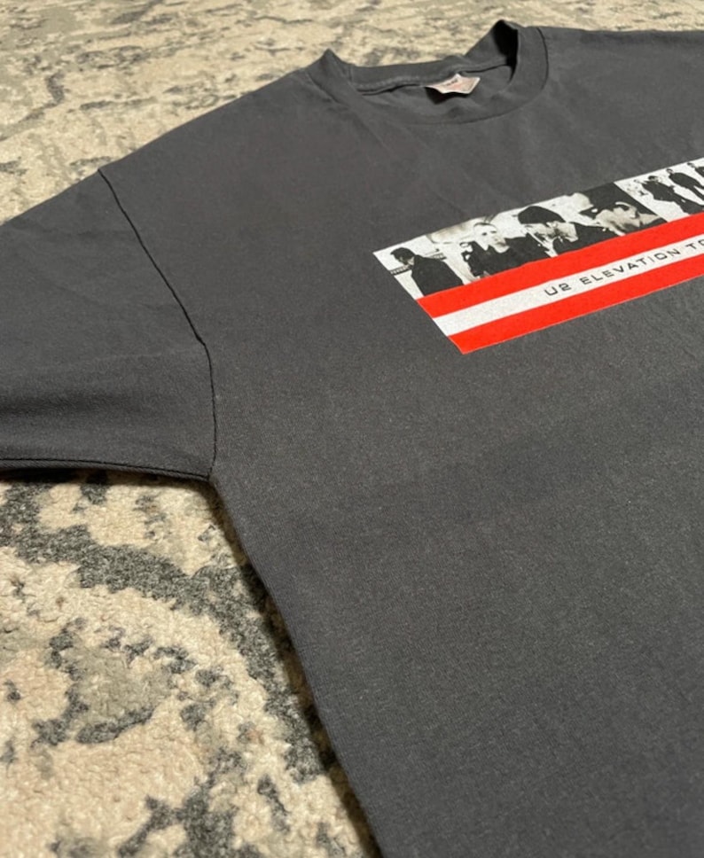 Vintage U2 Shirt, 2001 U2 Elevation Tour Shirt, Official U2 T-shirt, U2 ...