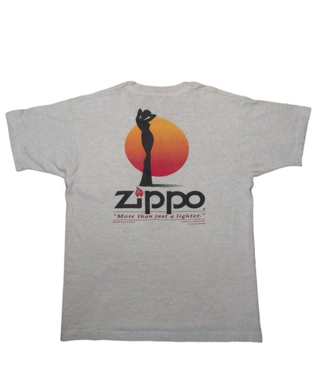 Vintage Zippo Tee Rare Single Stitch T-shirt Classic Lighter Collector ...