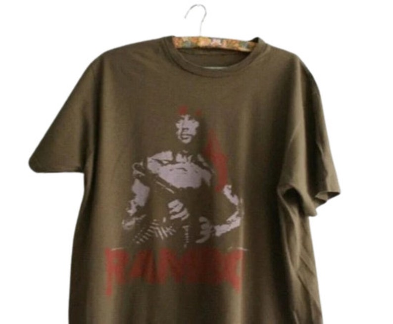 Vintage Rambo Tee Sylvester Stallone 80s Shirt, Iconic Action Movie ...