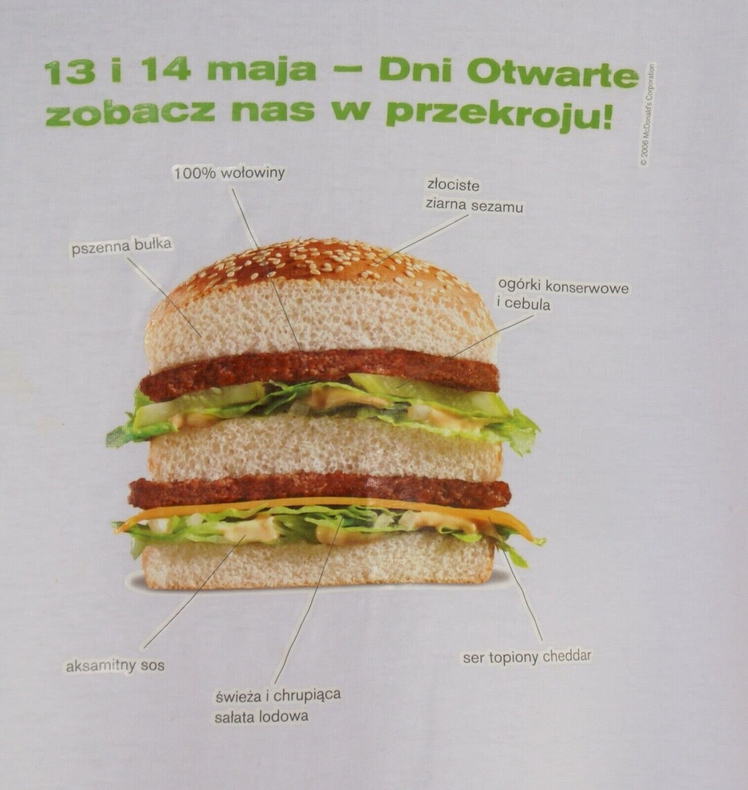 Vintage Big Mac T-shirt, Mc Donald's Shirt, White Vintage Official Mc ...