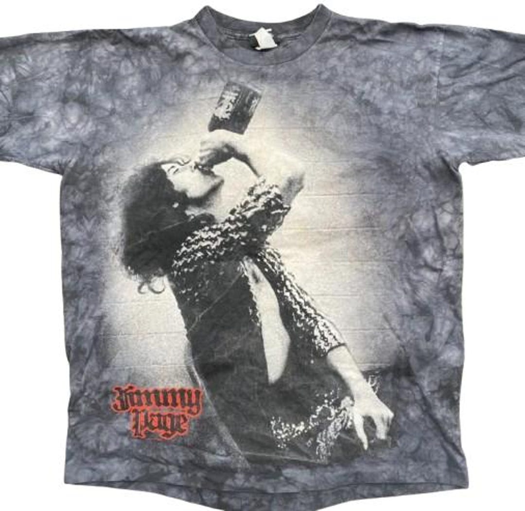 Vintage 2005 Jimmy Page Shirt by Liquid Blue - Vintage Led Zeppelin ...