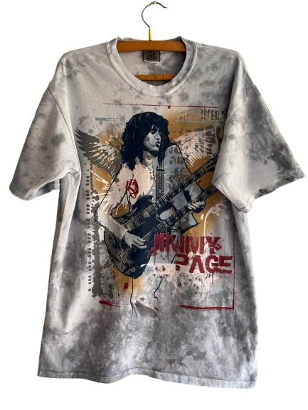 Vintage 2000s Jimmy Page Shirt by Liquid Blue - Vintage Led Zeppelin ...