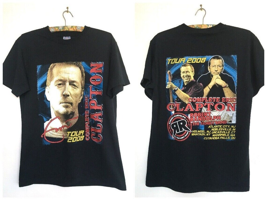 Eric Clapton T-shirt, Complete Eric Clapton Robert Randolph Tour Shirt ...