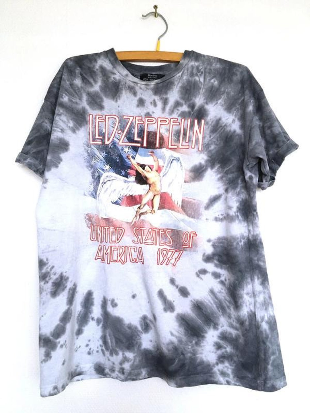 Vintage Led Zeppelin Shirt - Angel Swan Song Graphic Tee - Classic Rock ...