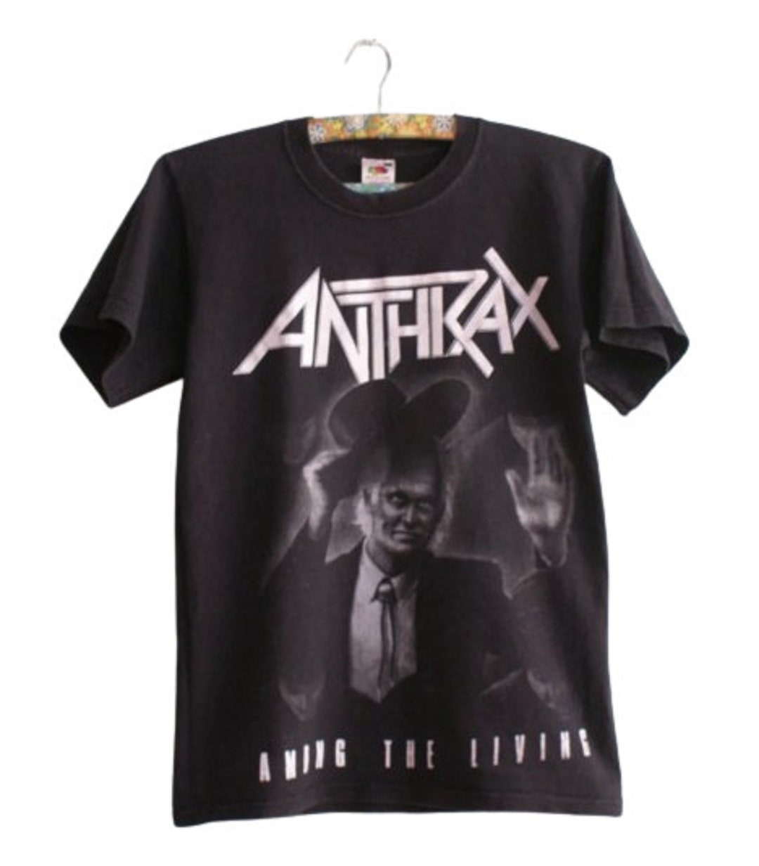 Official Anthrax T-shirt, Anthrax Shirt Among the Living T-shirt, Gift for Music Fan - Etsy
