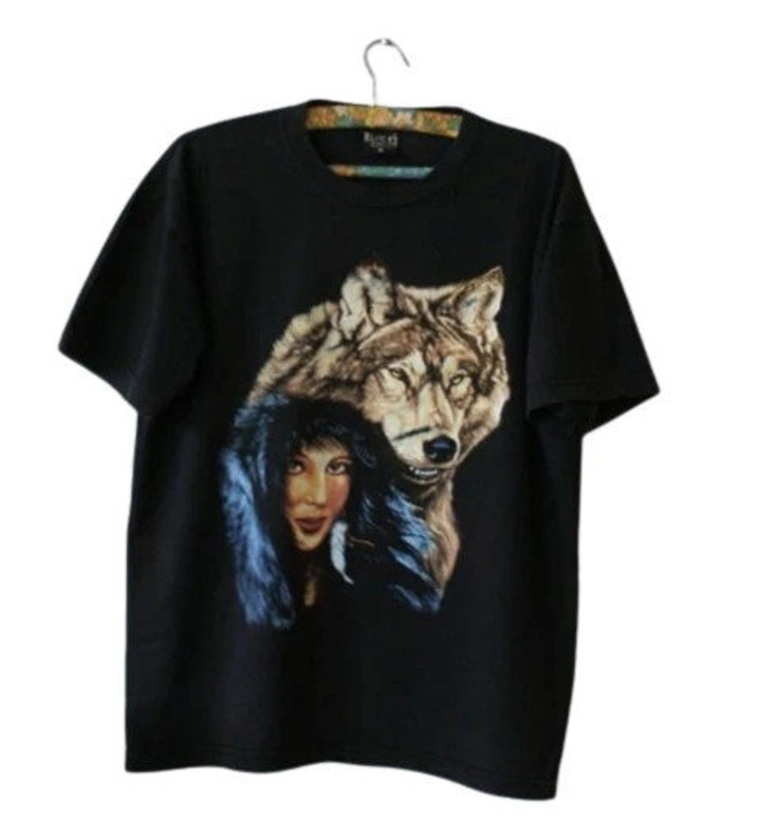 Vintage Wolf T-shirt, Wolves T-shirt, Wild T-shirt, Hippie Shirt ...
