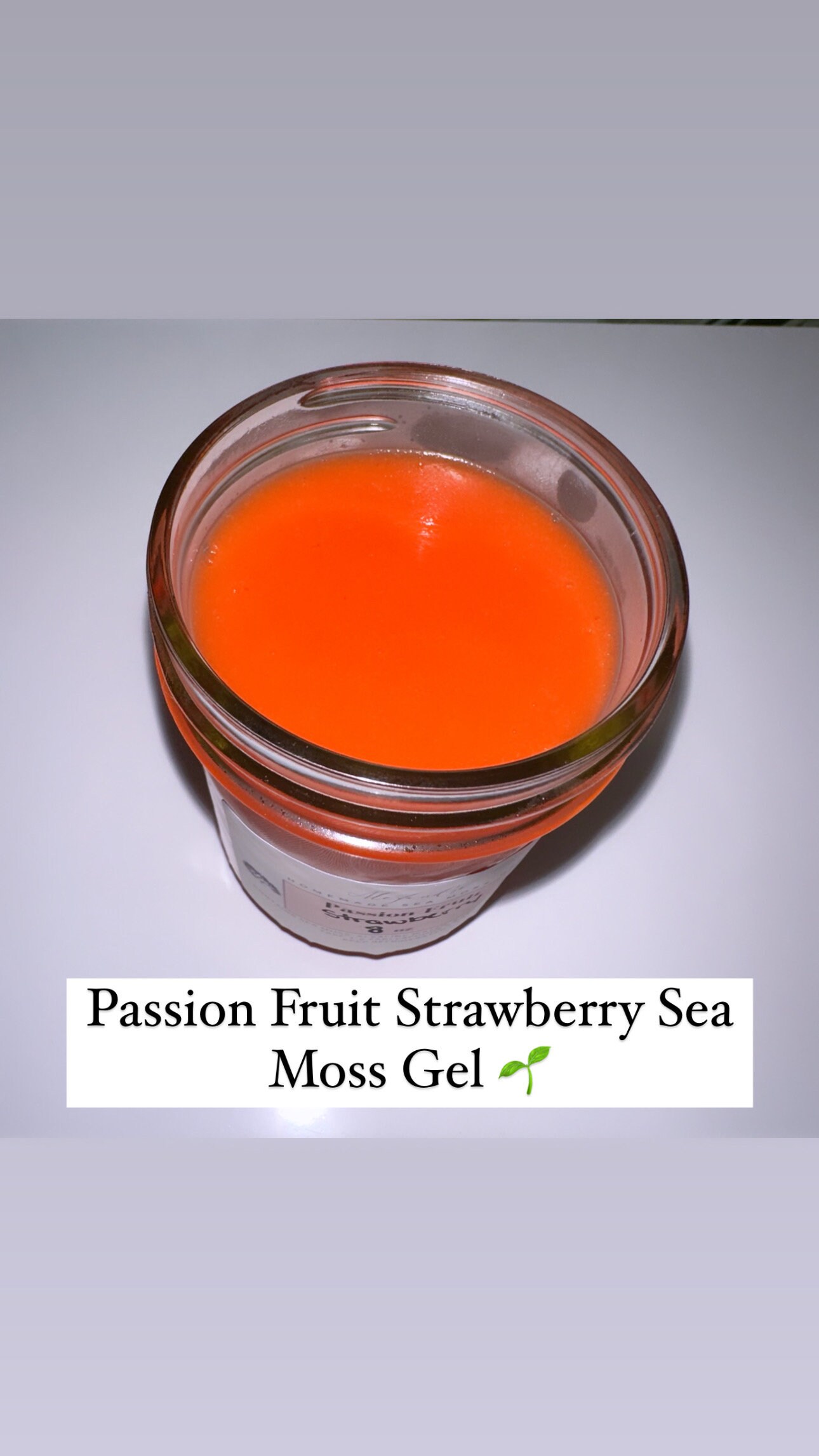 Passion Fruit Strawberry Sea Moss Gel - Etsy