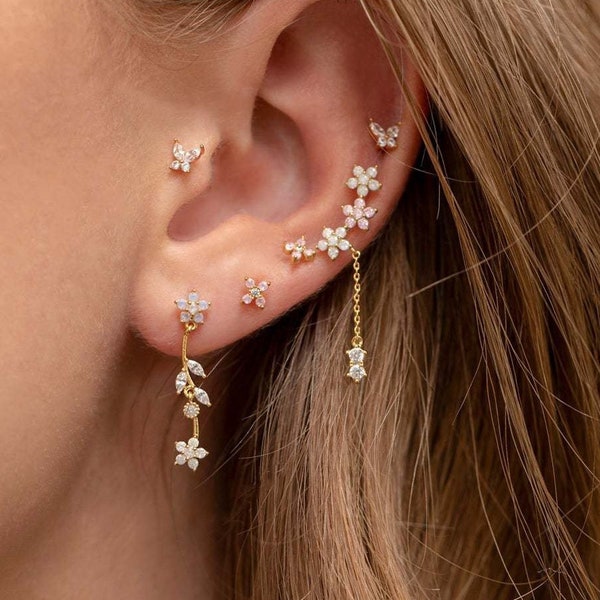 Stud Earrings Set - Etsy