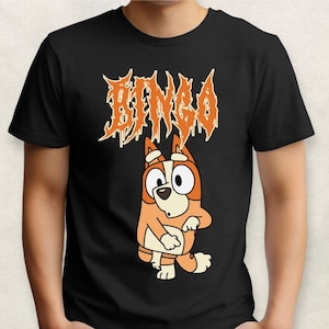 Bingo Metal Shirt, Bluey, Black Metal, Goth Disney, Deathmetal, Blegh ...