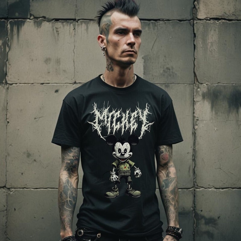 Emo Mickey Mouse - Etsy