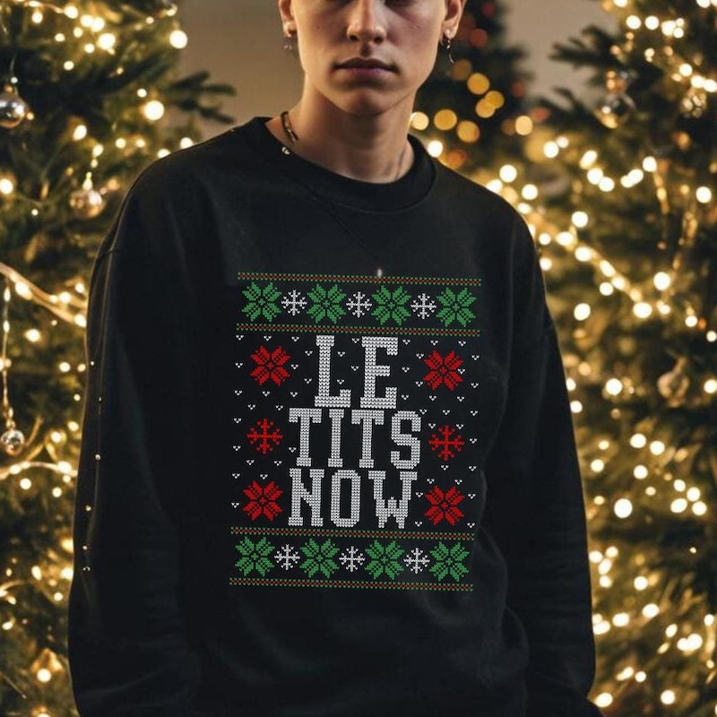 Let It Snow Sweater - Etsy