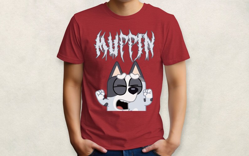 Muffin Metal Shirt, Bluey, Black Metal, Goth Disney, Deathmetal, Blegh ...