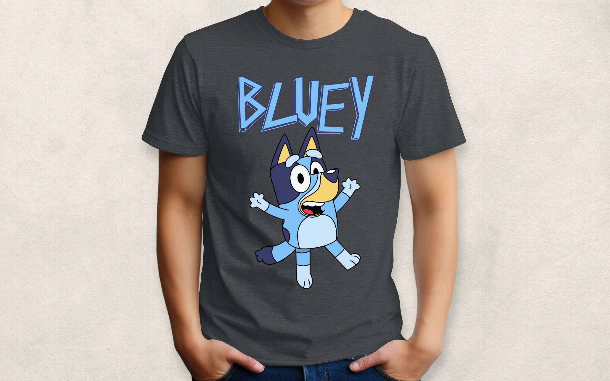 Bluey Metal Shirt, Bluey, Black Metal, Goth Disney, Deathmetal, Blegh ...