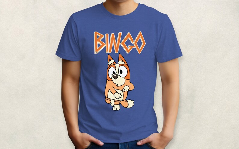 Bingo Bluey Metal Shirt, Bluey, Black Metal, Goth Disney, Deathmetal ...
