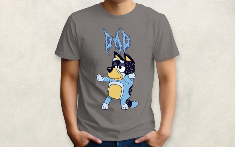 Dad Bandit Metal Shirt, Bluey, Black Metal, Goth Disney, Deathmetal ...