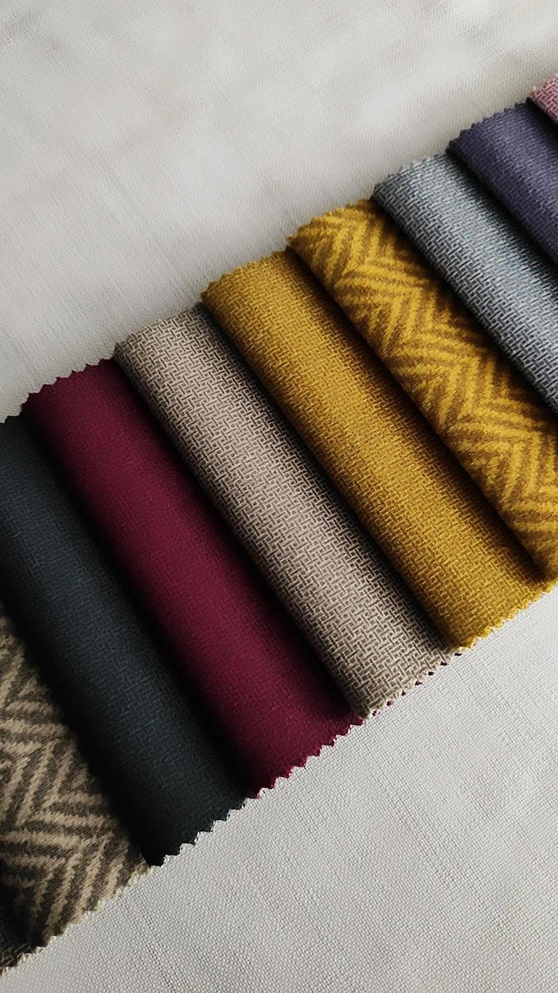 Luxurious Velvet Upholstery Fabric Available in 25 Colors. High-quality ...