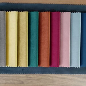 Luxury Velvet Upholstery Fabric by the Yard. Premium Quality, Durable ...