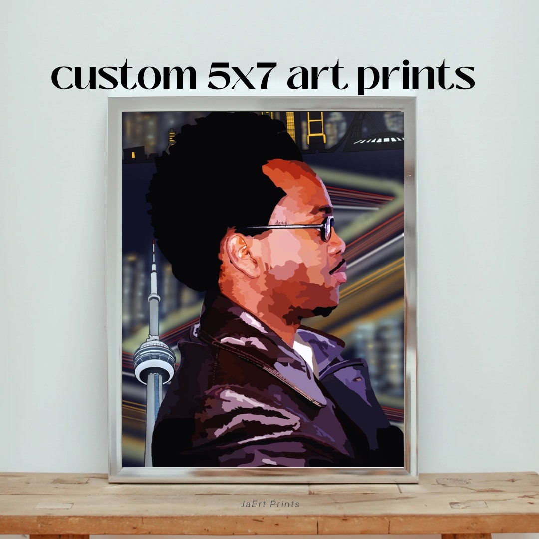 5in X 7in Custom Art Prints | Downloadable Personalized Art Pieces ...