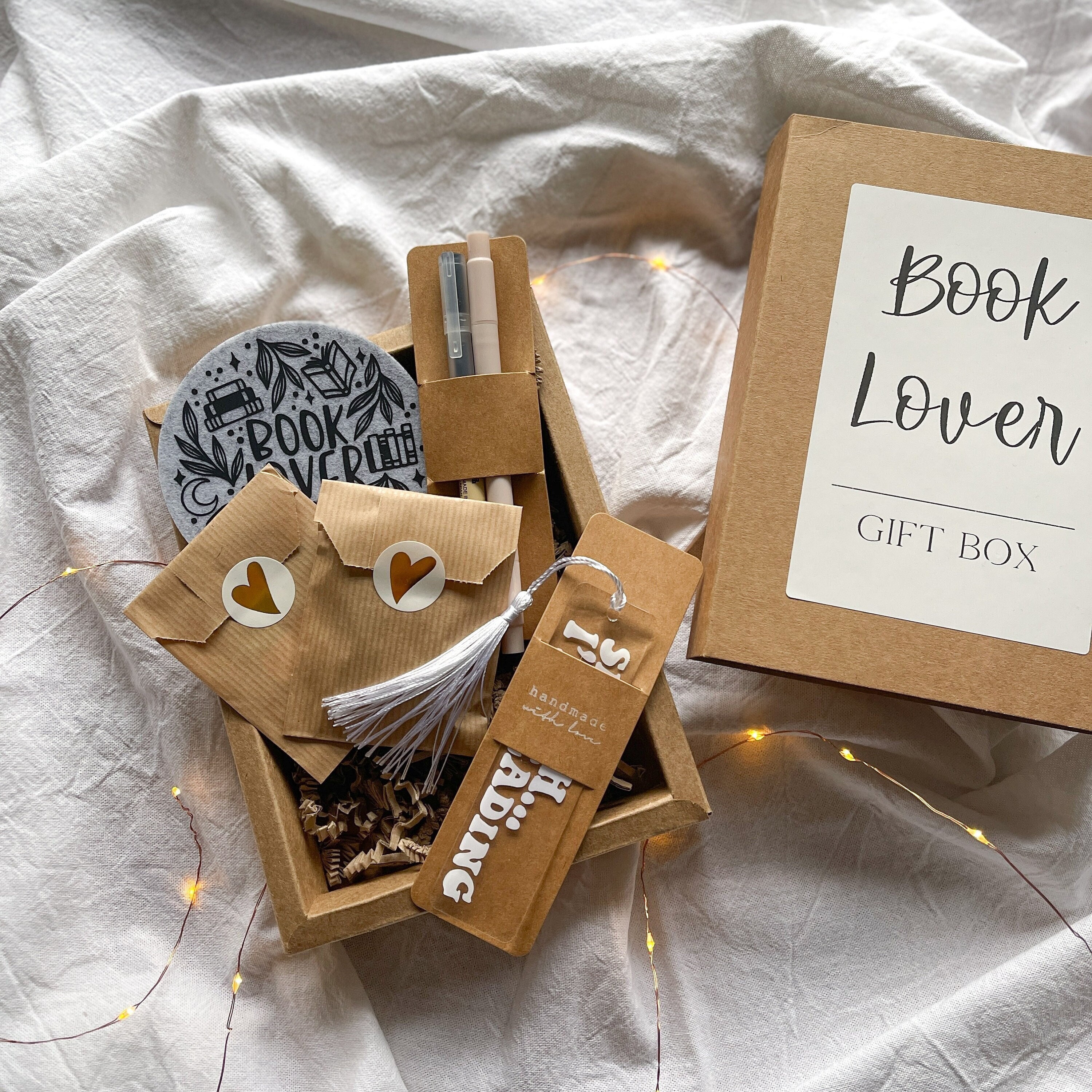 Book Lover Gift Box Geschenkset Buchliebhaber, Geschenk Leseratte ...