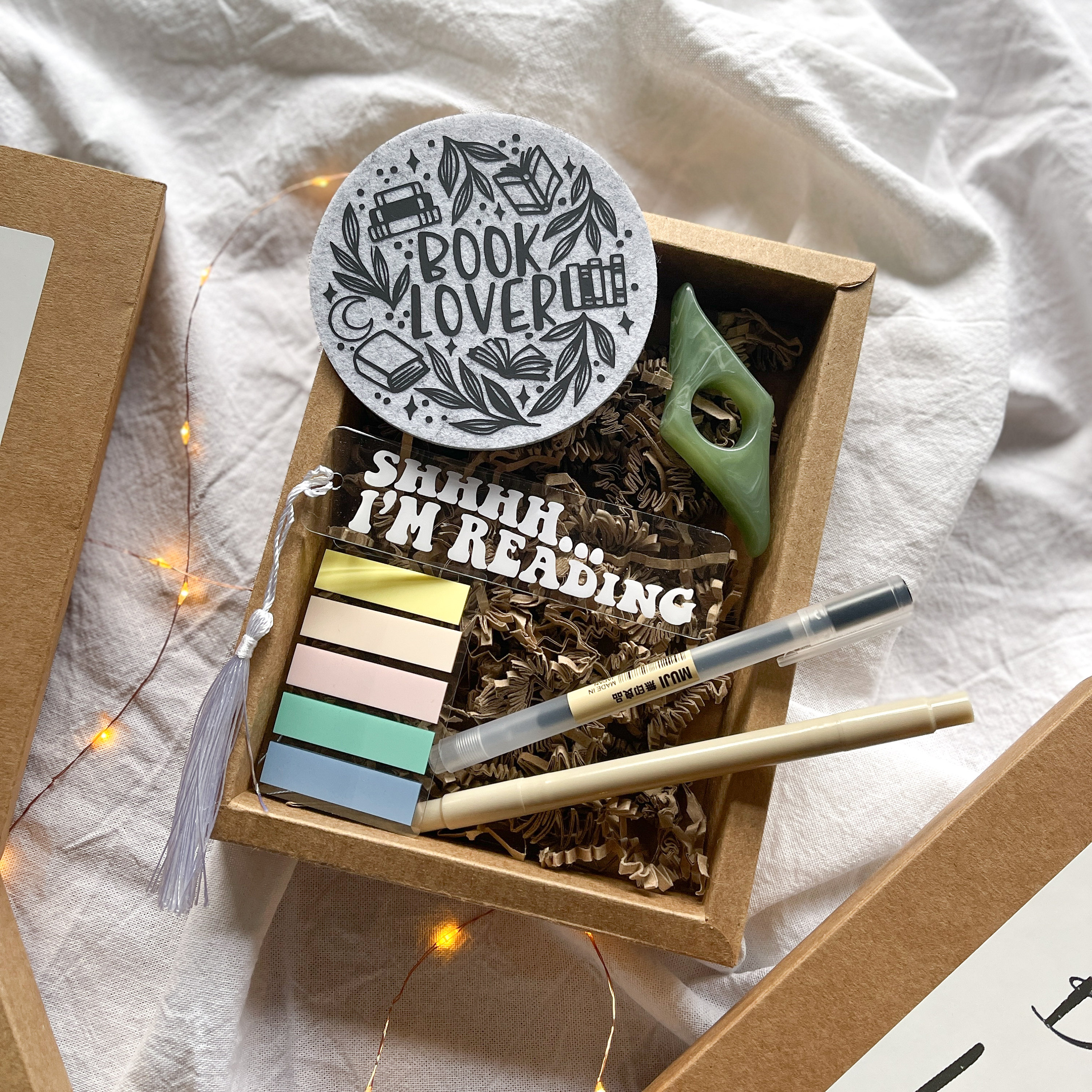 Book Lover Gift Box Geschenkset Buchliebhaber, Geschenk Leseratte ...